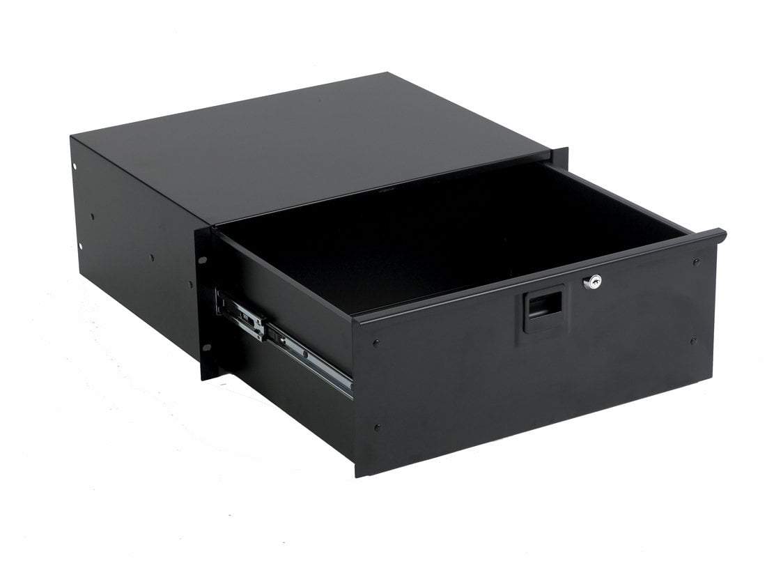3U Lockable Rack Drawer – AVRacks