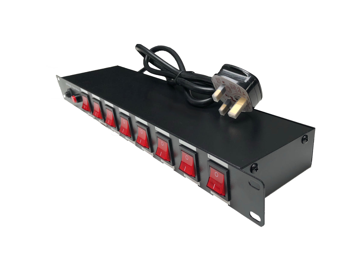 8-way PDU Horizontal Individually Switched – AVRacks